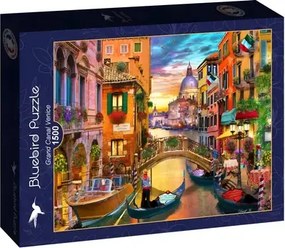 BLUEBIRD Puzzle Grand Canal, Benátky / 1500 dílků / 85 × 61 cm