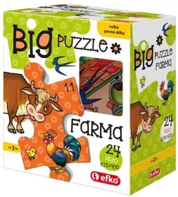 Efko Puzzle BIG Farma BABY 24 dílků