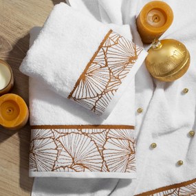 BAVLNĚNÝ RUČNÍK LIMITED COLLECTION LUNA3 50X90 BÍLÁ