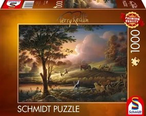 SCHMIDT Puzzle Zlaté slunce nad poli / 1000 dílků / od 12 let
