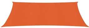vidaXL Stínící plachta 160 g/m² oranžová 2,5 x 4 m HDPE