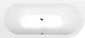 Polysan Polysan, VIVA L asymetrická vana 175x80x47cm, bílá, 70119