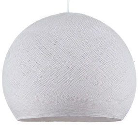 creative cables Stínidlo tvaru kupole z polyesterového vlákna - 100% vyrobené ručně Barva komponentu: Černá Perleťová, Velikost ⌀: S - 31cm