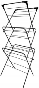 Erga Model 151 Black, sušák prádla 59,5x52,2x130,5 cm, černá, ERG-SEP-10SUSST151BLA