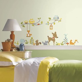 York Wallcoverings Nástěnné dětské samolepky LIŠKA a kamarádi