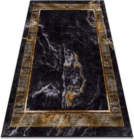 Kusový koberec Miro 51278.809 Marble black/gold, 120x170, čierna, chodba / predsieň, Dywany Łuszczów
