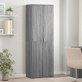 Skříň highboard šedá sonoma 60 x 35 x 180 cm kompozitní dřevo 3276670
