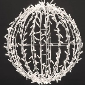 DecoLight SM-080003 3D LED koule průměr 40cm PROFI studená bílá