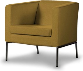 Potah na křeslo IKEA Klappsta barva žlutá látka pletený vzor