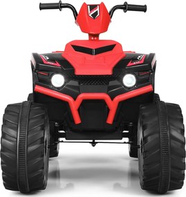 Costway 12 V elektrická dětská čtyřkolka se světlomety Mini elektrická čtyřkolka