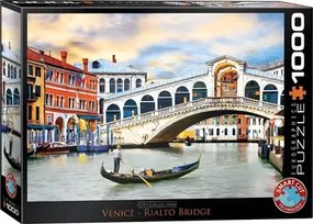 EUROGRAPHICS Puzzle Most Rialto, Benátky / 1000 dílků / 67,63 × 48,89