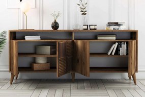Designová komoda Cadelaria 180 cm ořech