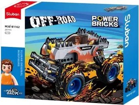 Sluban Power Bricks Natahovací Stříbrný ohnivák Off-road Monster