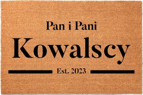 Kokosová Rohožka 40X60 Vaše Iniciální Domov Interiér Personalizovaný