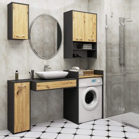 Závěsná koupelnová skříňka Fin W64 2D 64 cm - výběr z 8 provedení