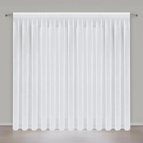 ZÁCLONA NA PÁSCE ELPIDIA 350X250 CM BÍLÁ