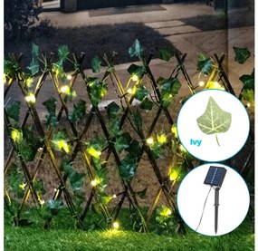 Aigostar - LED Solární řetěz 56xLED/2x0,4m IP65 teplá bílá ivy