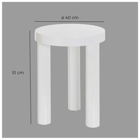 Kulatý odkládací stolek ø 40 cm Dórica – Casa Selección