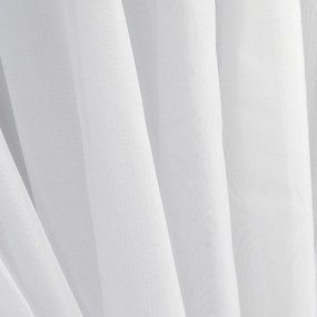 Dekorační krátká záclona se zirkony s řasící páskou MONIQUE bílá 300x120 cm nebo 400x120 cm MyBestHome Rozměr: 300x120 cm