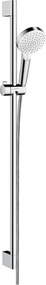 Hansgrohe Crometta, sprchová sada Vario EcoSmart 9 l/min se sprchovou tyčí 90 cm, bílá/chromová, HAN-26538400