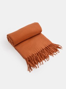 Sinsay - Deka s třásněmi - oranžová