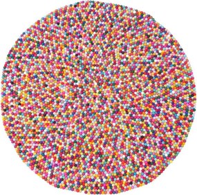 Výprodej DesignerCarpets designové koberce Confetti - multicolour (Ø 90 cm)