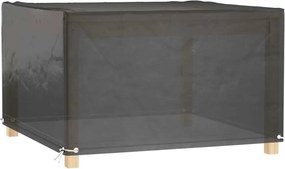 Plachta na zahradní nábytek s 8 očky 125x125x75 cm čtvercová 319287