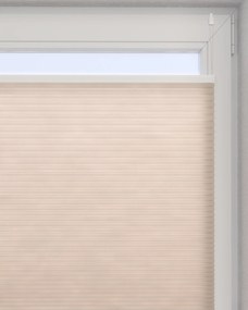 Plisé roleta na míru Honeycomb barva oranžová látka poloprůhledná