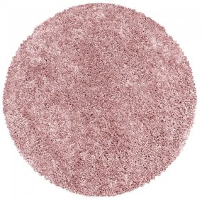 Vopi | Kusový koberec Sydney shaggy 3000 rose - Kruh průměr 80 cm
