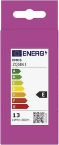 Emos lighting LED žárovka Classic A60 / E27 / 13 W (100 W) / 1521 lm / teplá bílá 1525733281