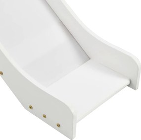 vidaXL Dětská patrová postel skluzavka a žebřík borovice 208 x 230 cm [282710] Barva: Bílá