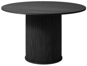 Designový jídelní stůl Vasiliy 120 cm černý dub