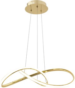 Toolight Toolight, LED stropní svítidlo, neutrální světlo 4000K, 32W, APP1601-CP, zlatá lesklá, OSW-05478
