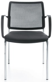 ProfiM - Židle BIT 575H /2P se síťovaným opěrákem, čalouněným sedákem
