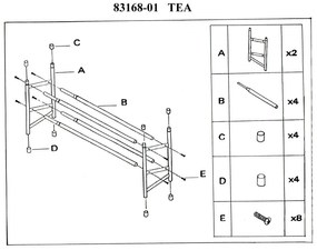 Kondela 2-řadový nastavitelný botník, chromovaná / černá, TEA