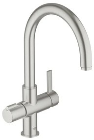 GROHE Red Duo Baterie páková dřezová, DN 15 Supersteel 30033DC0