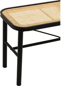 Černá/v přírodní barvě ratanová lavice Depok – Premier Housewares