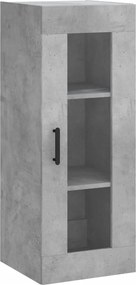 Skříň highboard betonově šedá 34,5x34x180 cm kompozitní dřevo 3199181