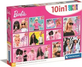 Clementoni PUZZLE Barbie 10v1 / 60 dílků / od 4 let