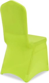 Strečové potahy na židle 4 ks zelené 131417