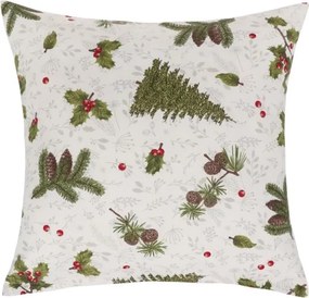 Bellatex Povláček Vánoce 40x40 cm 40x40 cm Vánoce jehličí Zelená