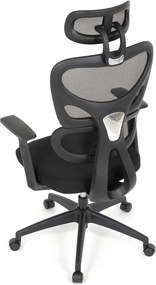 Ergonomická kancelářská židle LEXON - černá síťovina