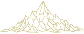 Polygonální nástěnná dekorace skalnatý kopec | SENTOP PR0433 plywood