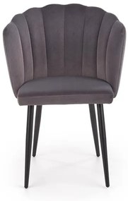 HALMAR K386 židle šedá