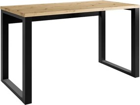 Mdx Kancelářský stůl LOFT MAXI, 130 cm Černá/Dub Artisan