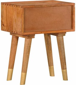 Noční stolek 43 x 30 x 58 cm masivní mangovníkové dřevo 285853