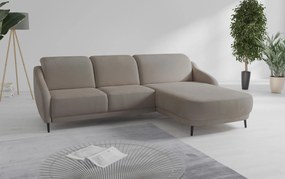 XXXLutz ROHOVÁ SEDAČKA, textil, barvy lískového ořechu Sit & More - Sedací soupravy - 000144024130