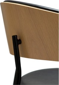 Černá barová židle (výška sedáku 63,5 cm) Crib – DAN-FORM Denmark