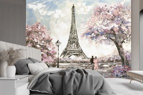 Gario Fototapeta Paříž, Eiffelova věž na jaře Materiál: Vliesová, Rozměry: 200 x 140 cm