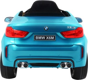 Ramiz Dětské elektrické autíčko BMW X6M lakované - modré SUV + dálkové ovládání